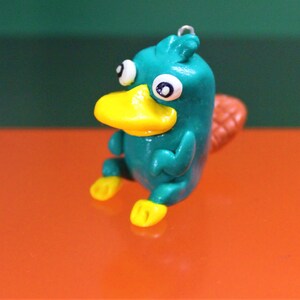 Platypus Perry Keychain/ Agent P Figure, Figurine, Dolls, Toys ...