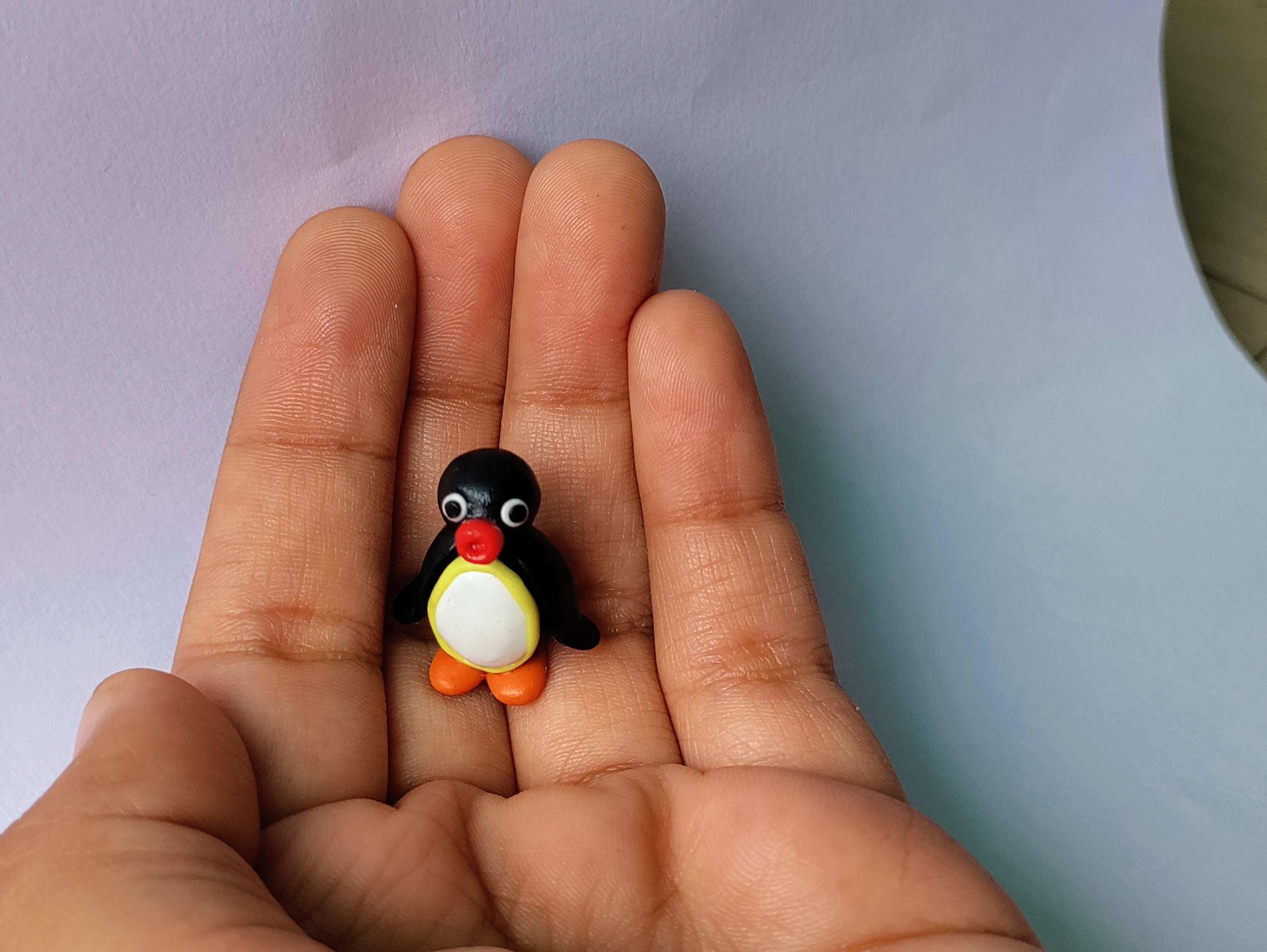 Micro Miniature Pingu Doll Toy Figure Miniature Collectible Action ...