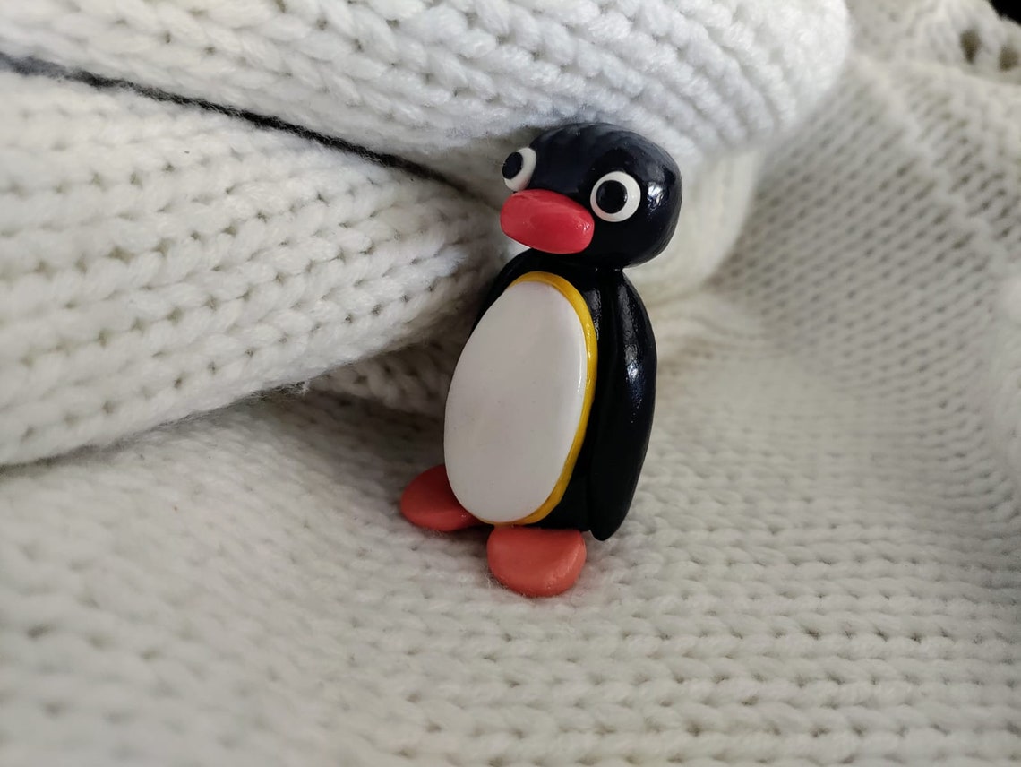 Pingu Pattern , Cute Penguin, Miniature, Clay Art, Tutorial, Make Your ...