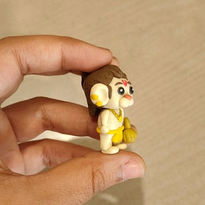 Baby Hanuman Figure, Doll, Figurine, Toy, Miniature, Monkey God, Hindu ...