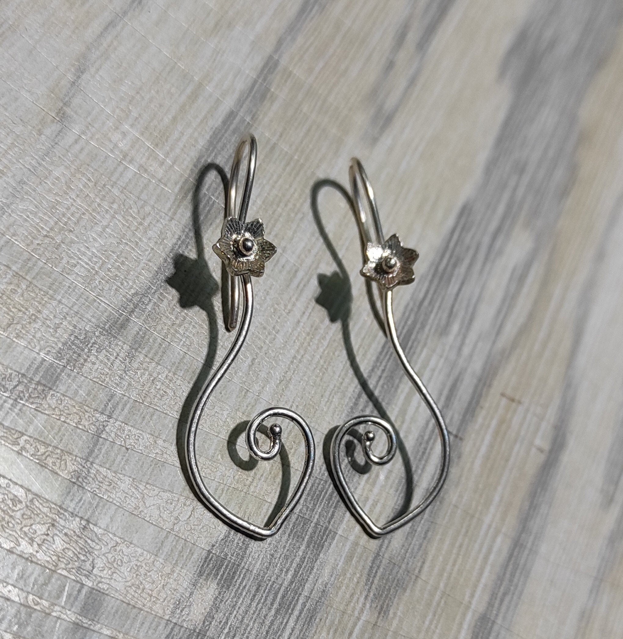 Stunning Silver Earing - Etsy