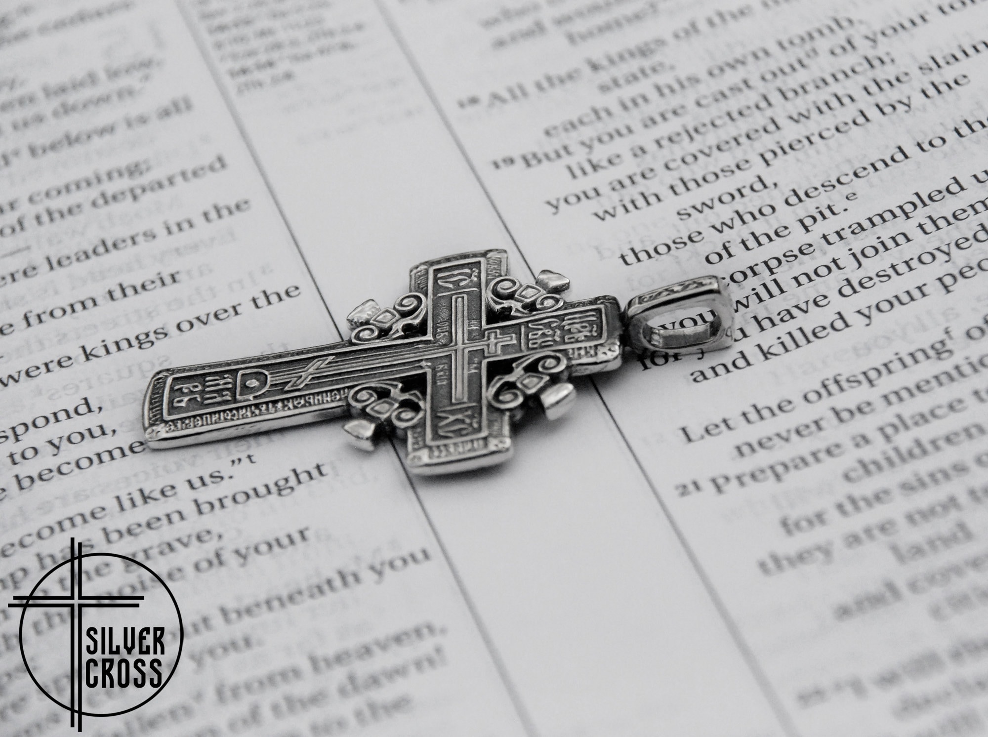 Greek Orthodox Large Silver Mens Cross Necklace Men Silver - Etsy Australia