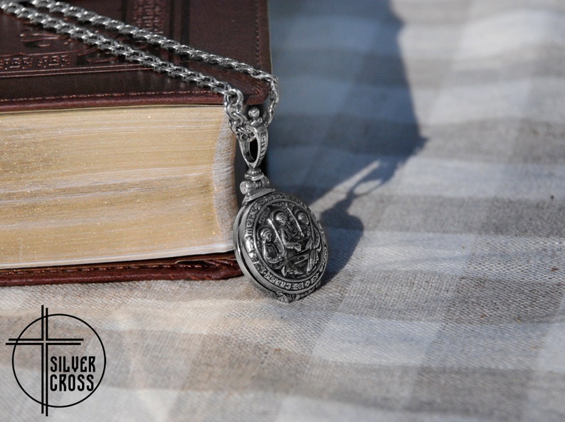 Holy Trinity Orthodox Locket Christian Jewelry Pendant Saint - Etsy