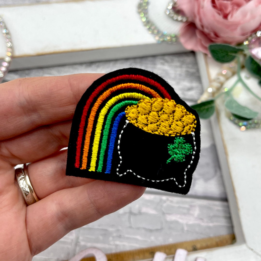 ITH Rainbow Pot of Gold Feltie, Digital Designs, Feltie Designs ...
