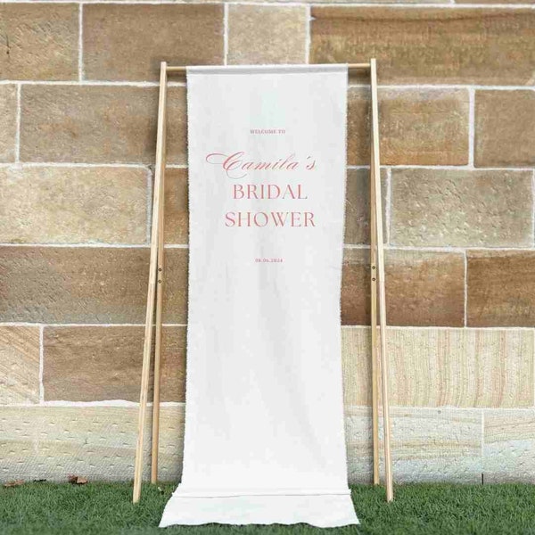 Linen Welcome Bridal Shower Sign - Etsy
