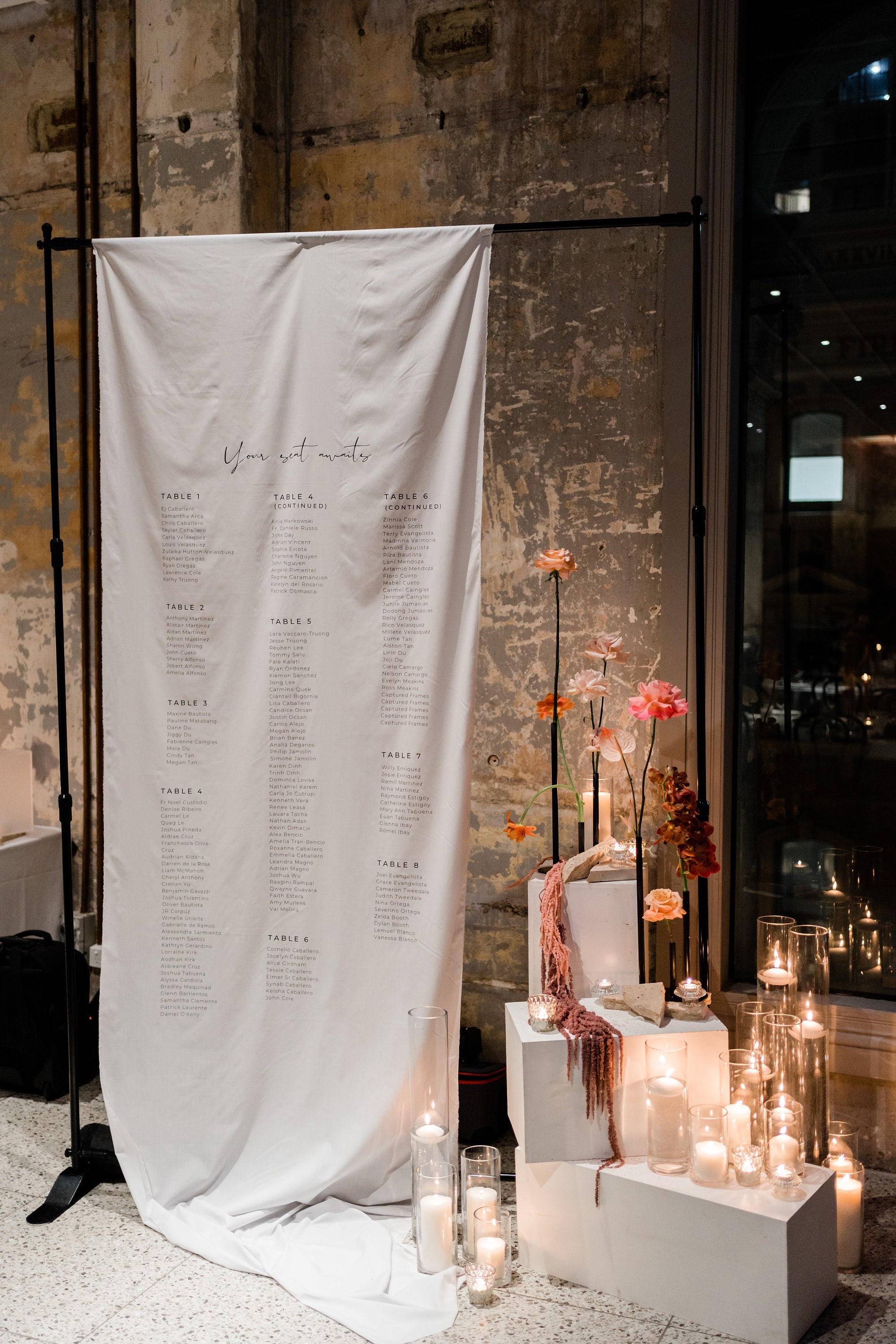ADD LENGTH Extra Blank Linen Fabric Added to Your Wedding Fabric Banner ...