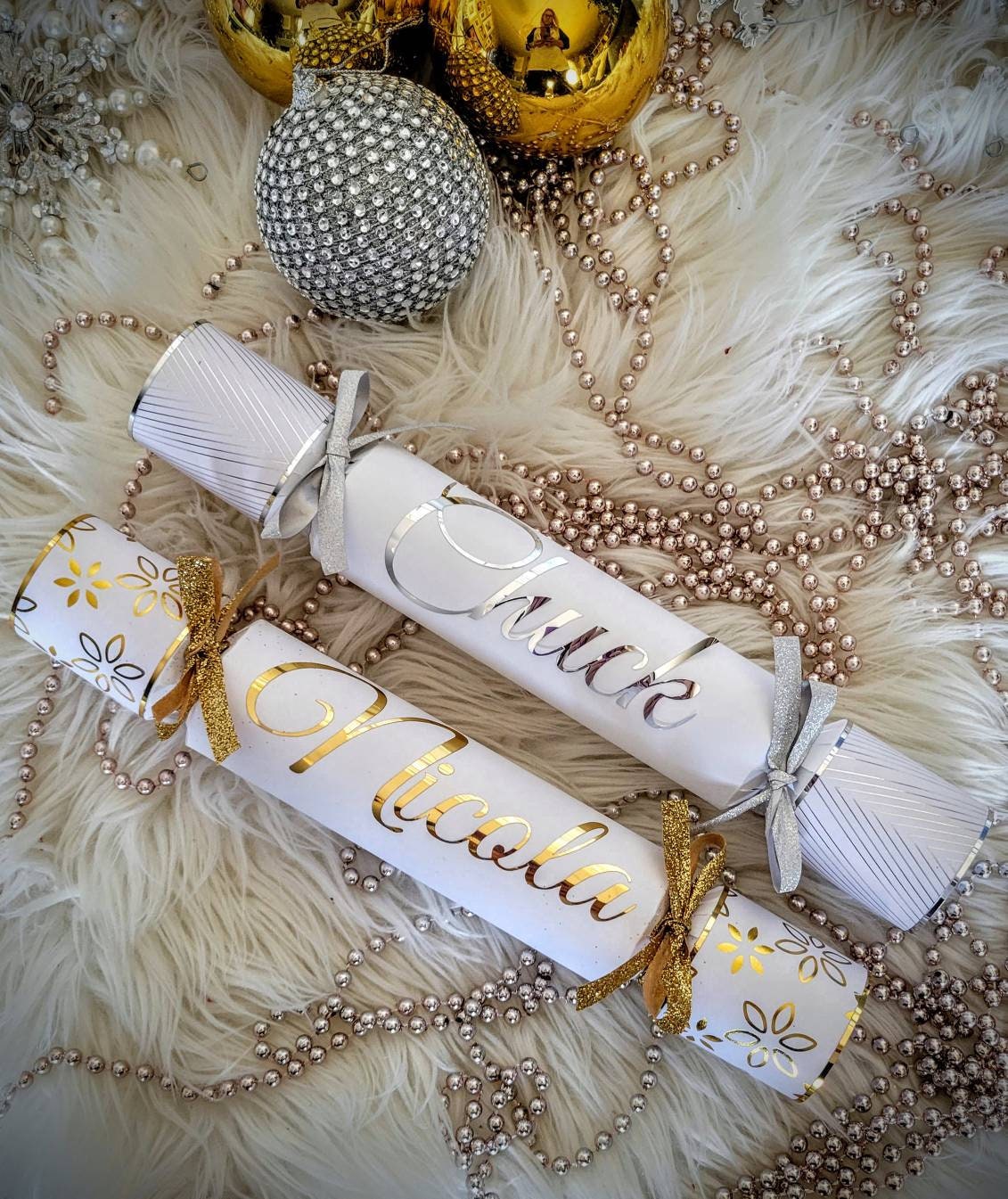 Personalized Christmas Crackers Fill Your Own Handmade - Etsy