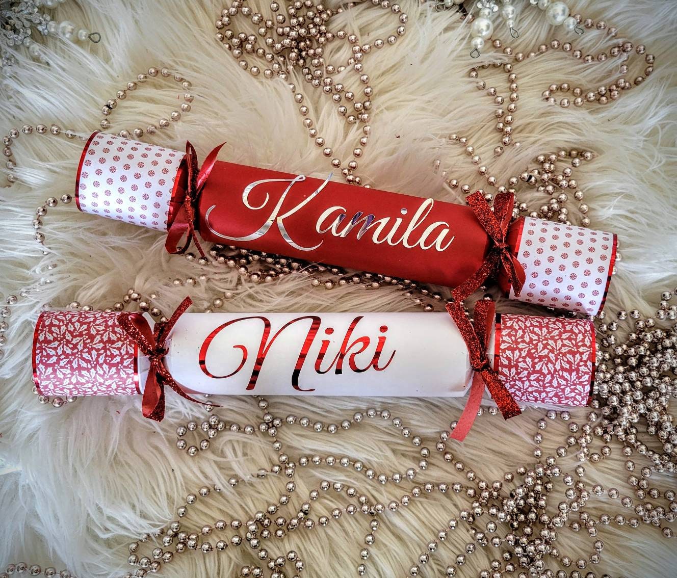 Personalized Christmas Crackers - Fill Your Own - Handmade 11" Luxury ...