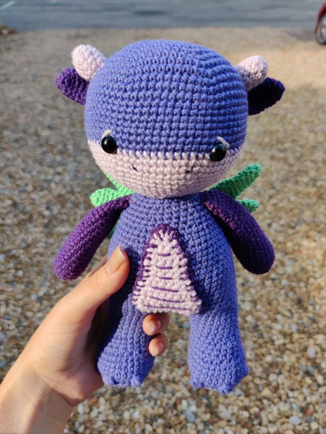 Amigurumi Baby Dragon Fireshot Made to Order Handmade - Etsy