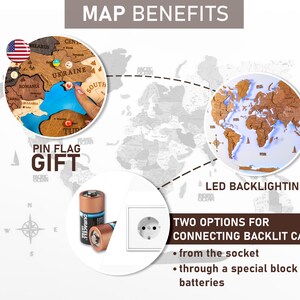 Led World Map, Wood World Map, Modern Home Decor, Led Wall Art, Led ...