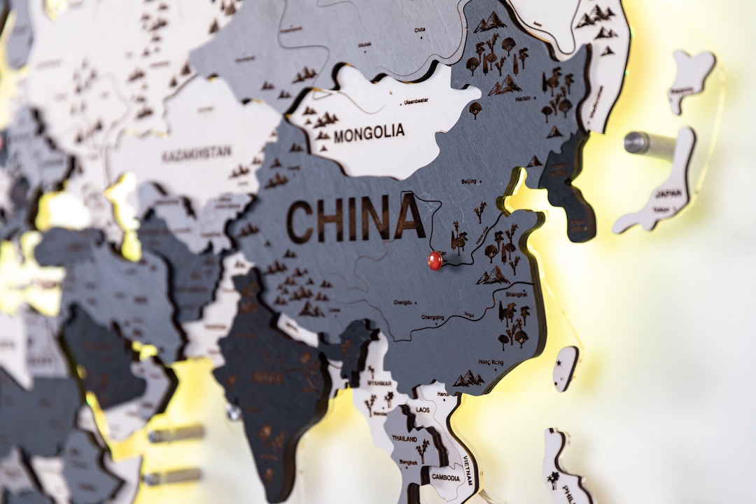 Wood World Art Led Map on the Wall, Wooden Push Pin Map, 3D LED Wooden ...