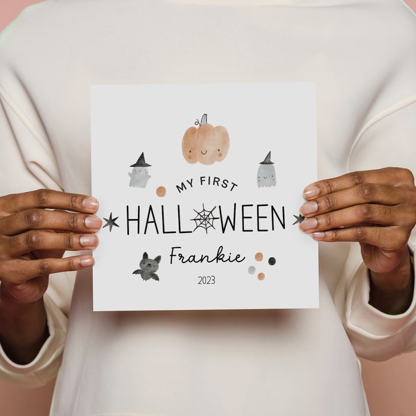 My First Halloween Svg - Etsy