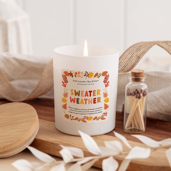 Sweater Weather Candle - Etsy