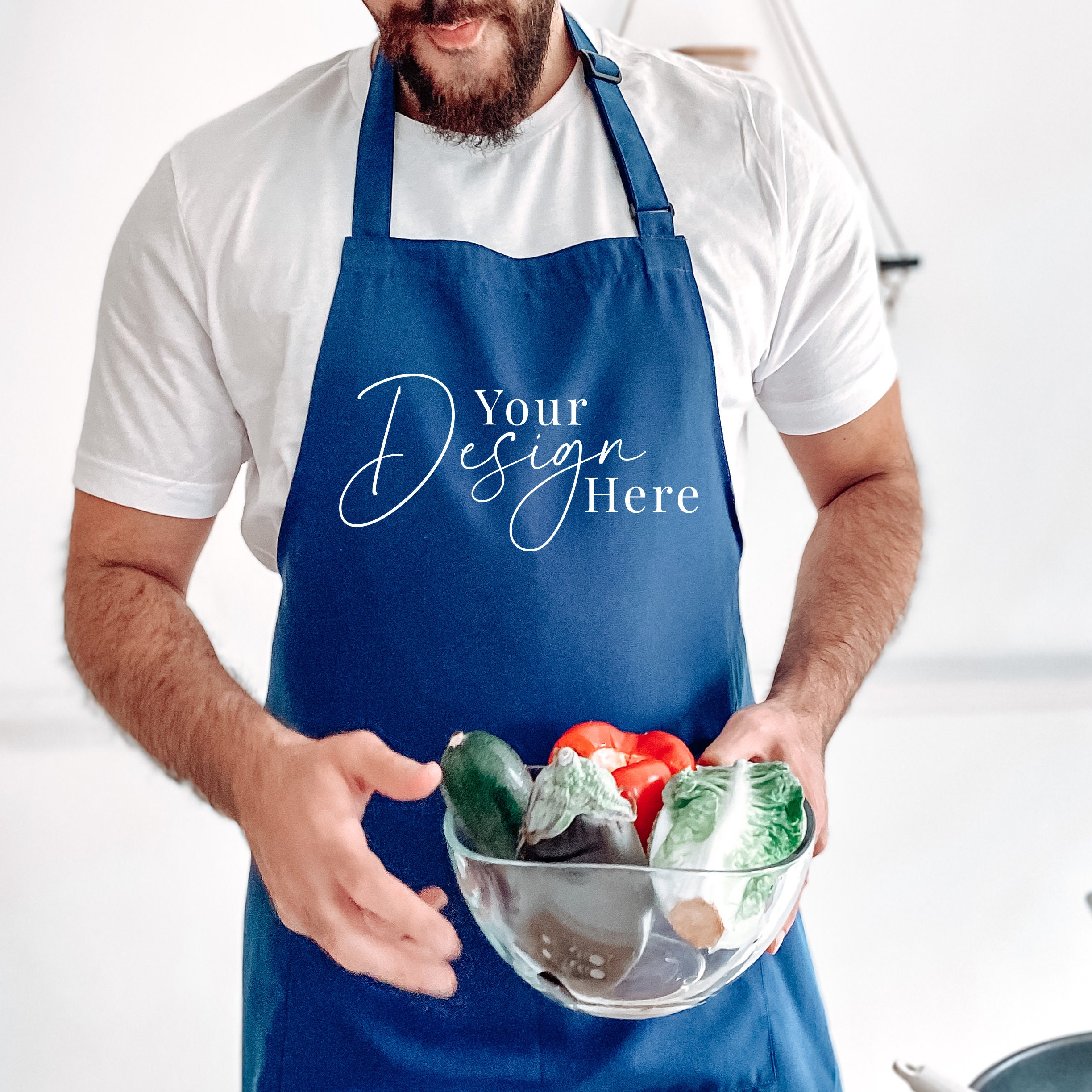 Pair of Vintage WFLN/Philadelphia Orchestra Marathon Aprons Navy Blue ...