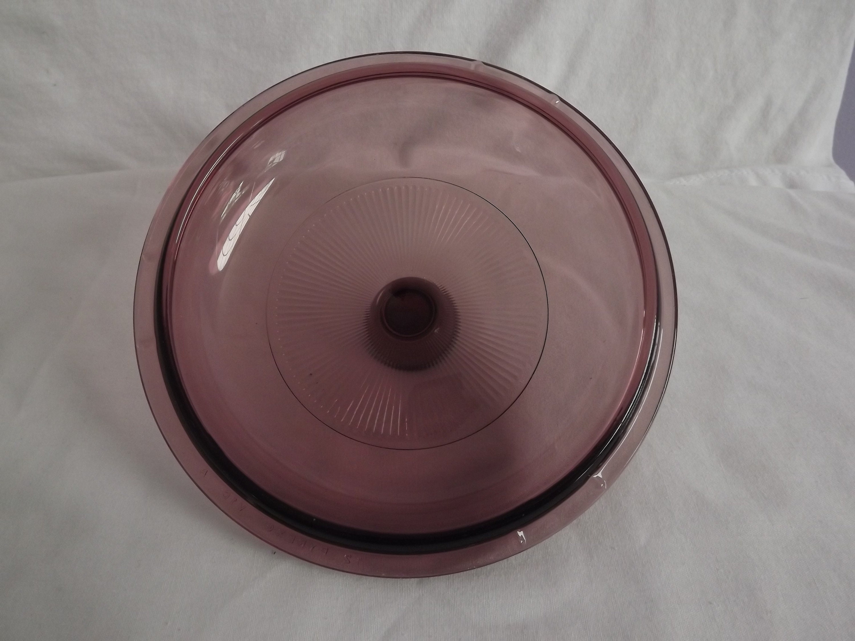 Pyrex Visions Replacement Glass Lid Cranberry Model V1.5C - Etsy UK