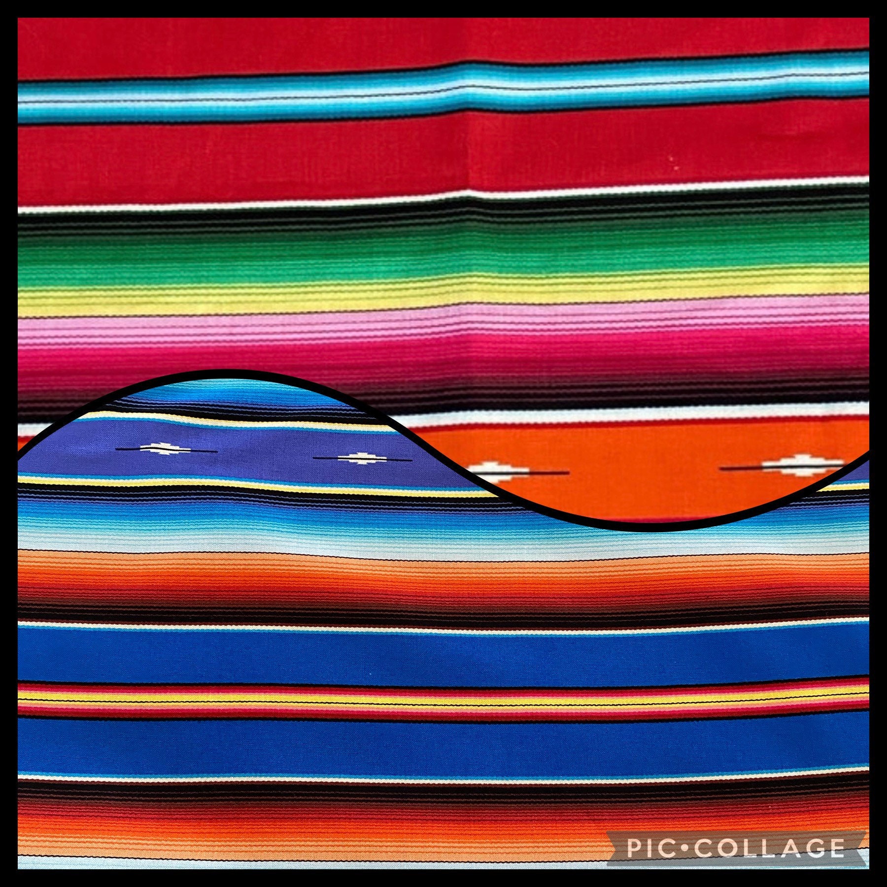 Elizabeth Studio Royal Blue Tones Fiesta is 100% Cotton - Etsy