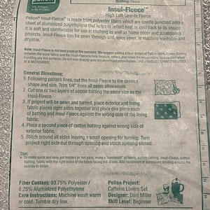 Pellon® 975 Insul-fleece™ It is Soft and Comfortable for Use in ...