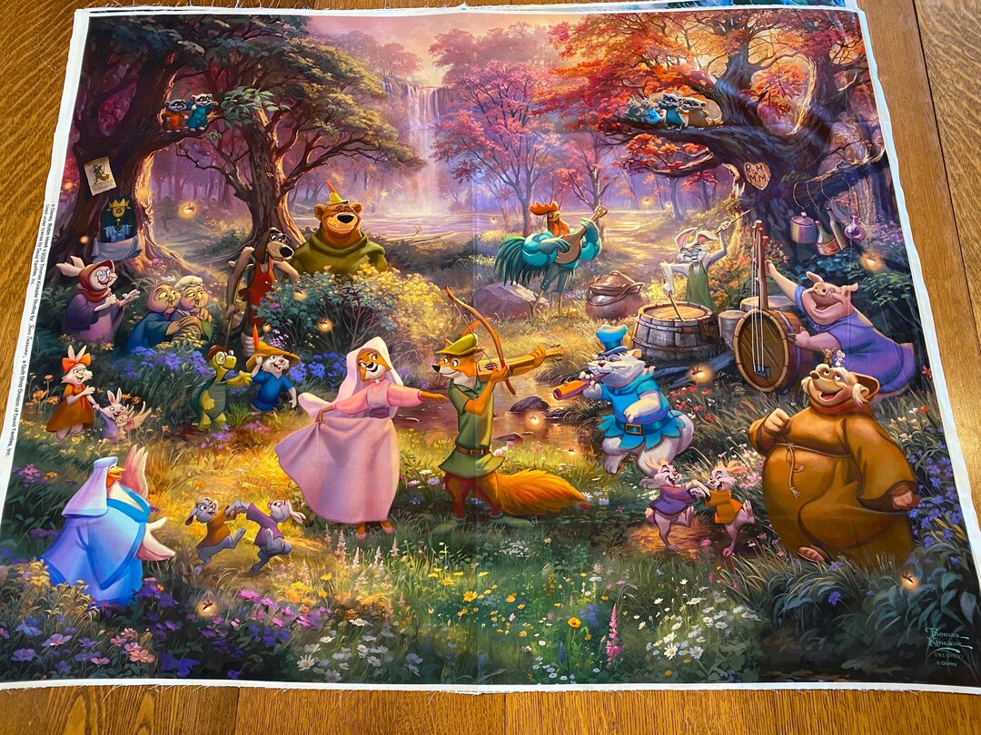 Disney Panels Micky and Minnie / Robin Hood / Marry Poppins - 100% ...