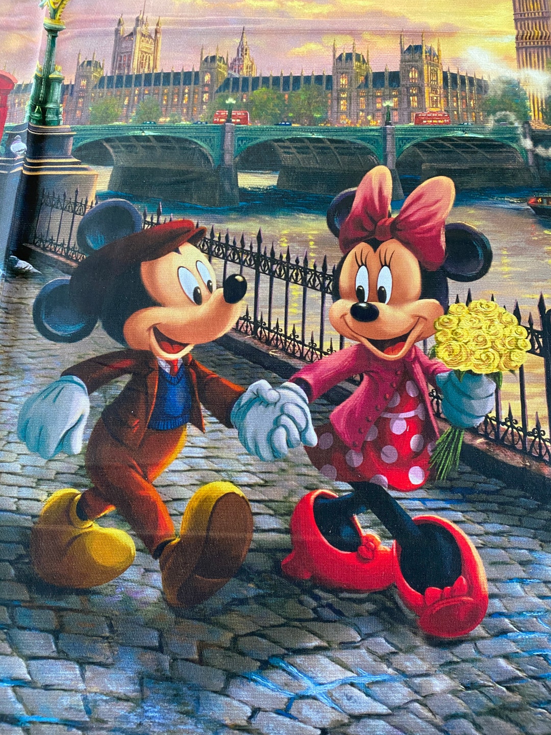 Disney Panels Micky & Minnie / Pooh Bear and Friends 100% - Etsy