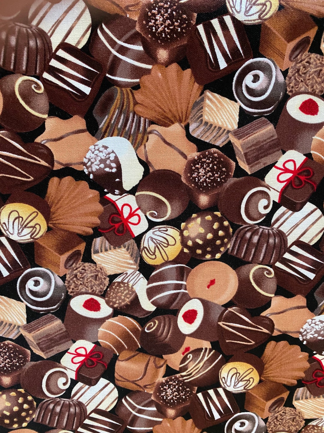 Chocolate Truffles Fabric: 100% Cotton, Quilting & Crafts - Etsy