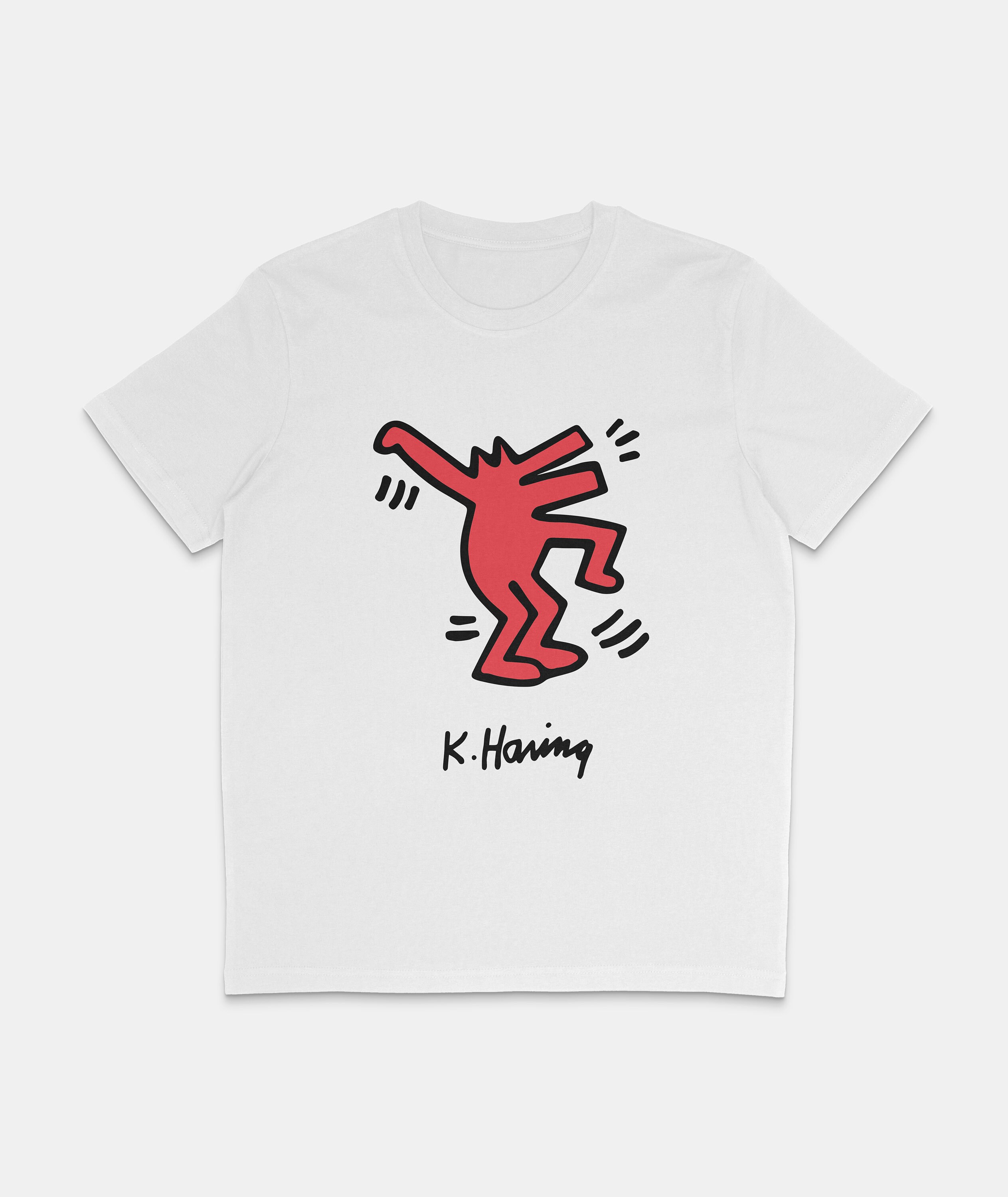Keith Haring Shirt, Keith Haring Dancing Wolf, Pop Art T-Shirt