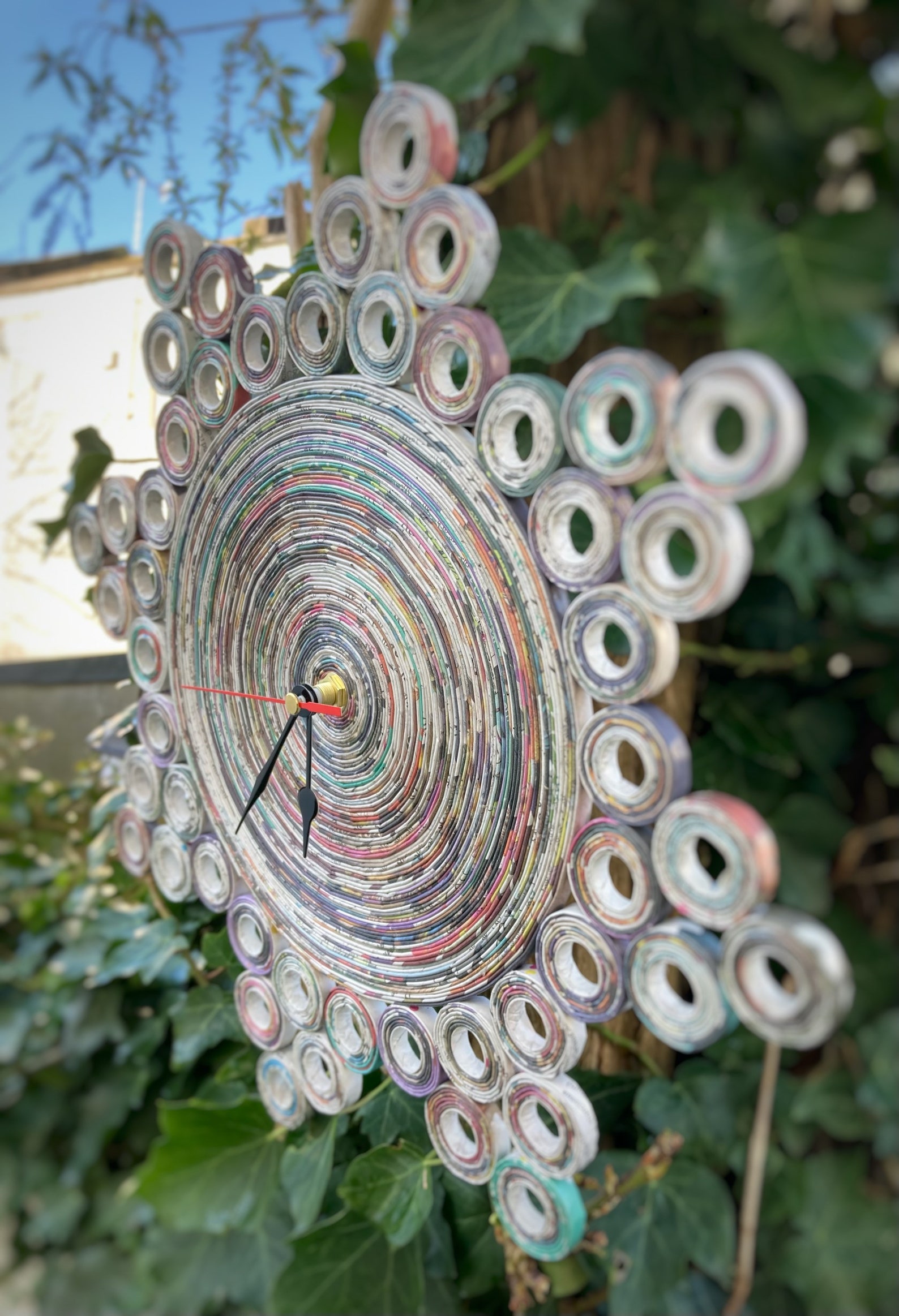 Paper Wall Clock Unique Wall Decor Unusual Wall Clocks - Etsy