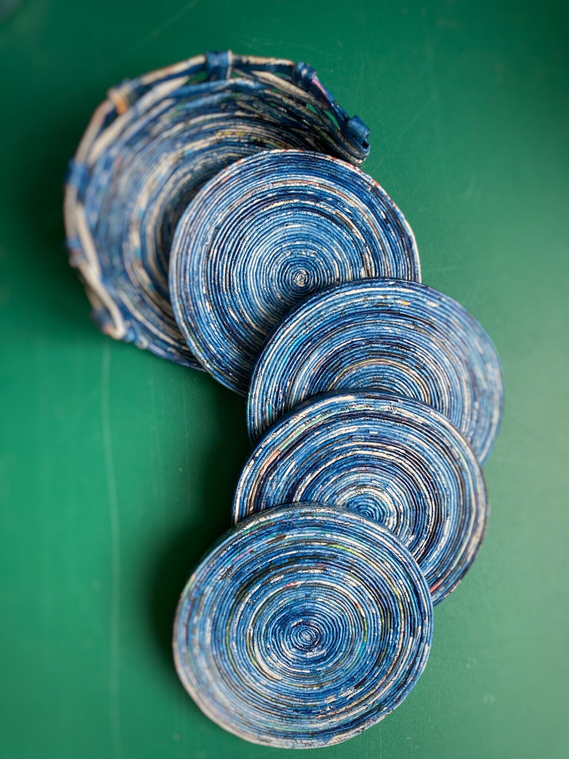 Eco-friendly Coasters/Set of 4/Sustainable | Etsy