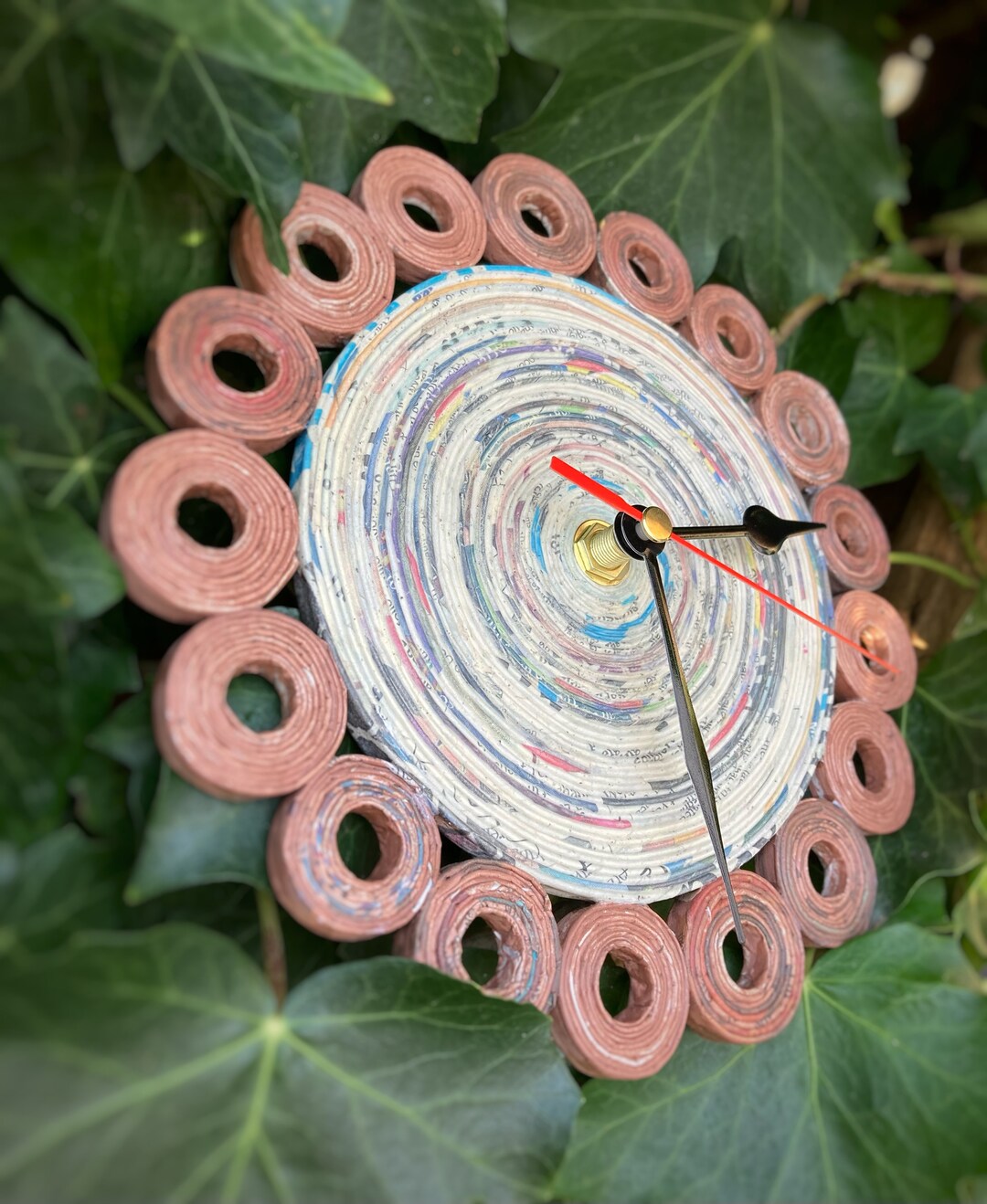 Paper Wall Clock Unique Wall Decor Unusual Wall Clocks - Etsy