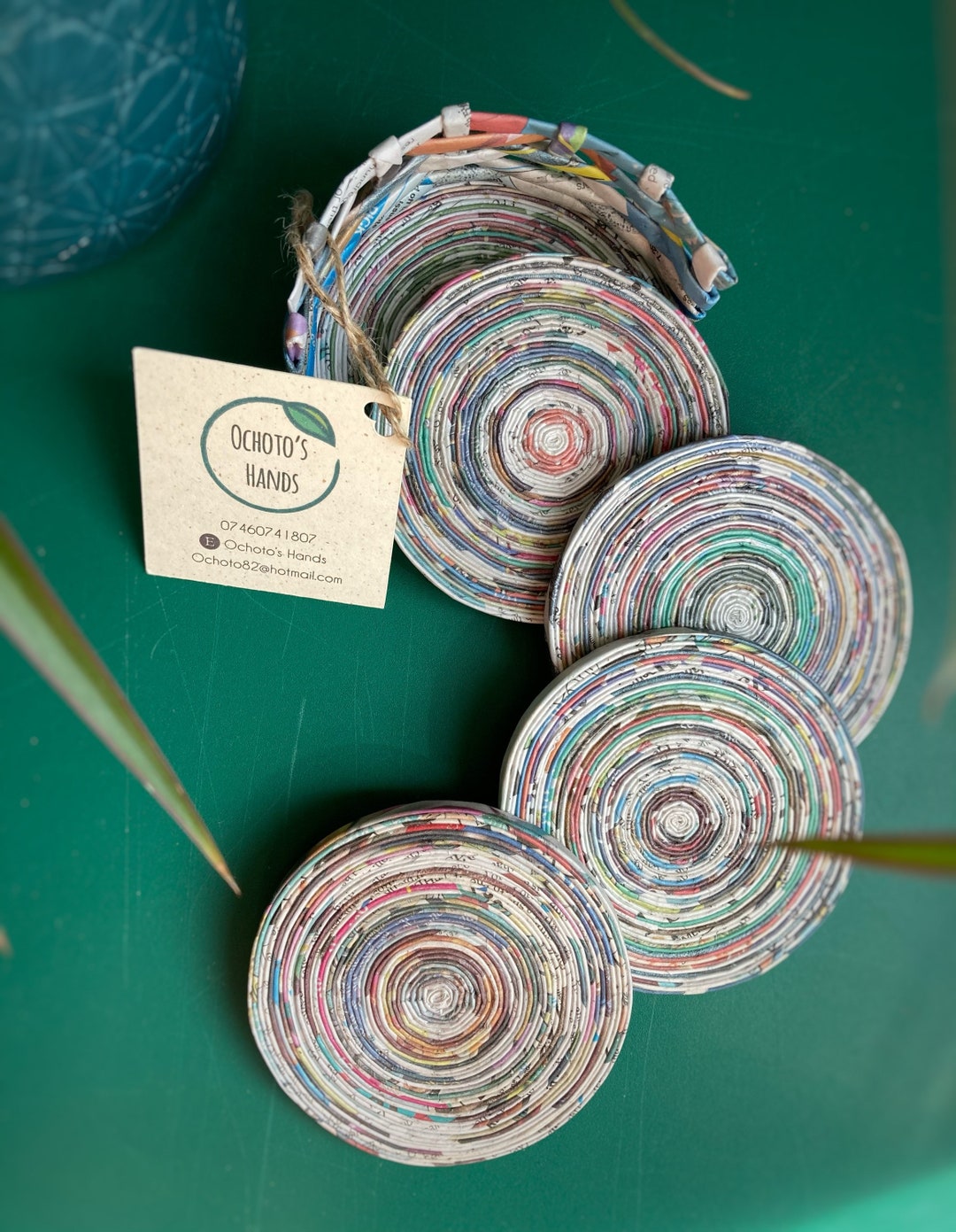 Eco-friendly Coasters/sustainable/handmade - Etsy