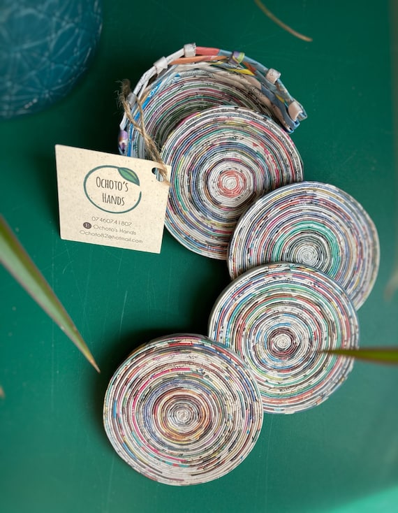 Eco-friendly Coasters/sustainable/handmade | Etsy