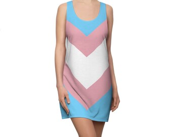 Trans Flag Dress - Etsy UK