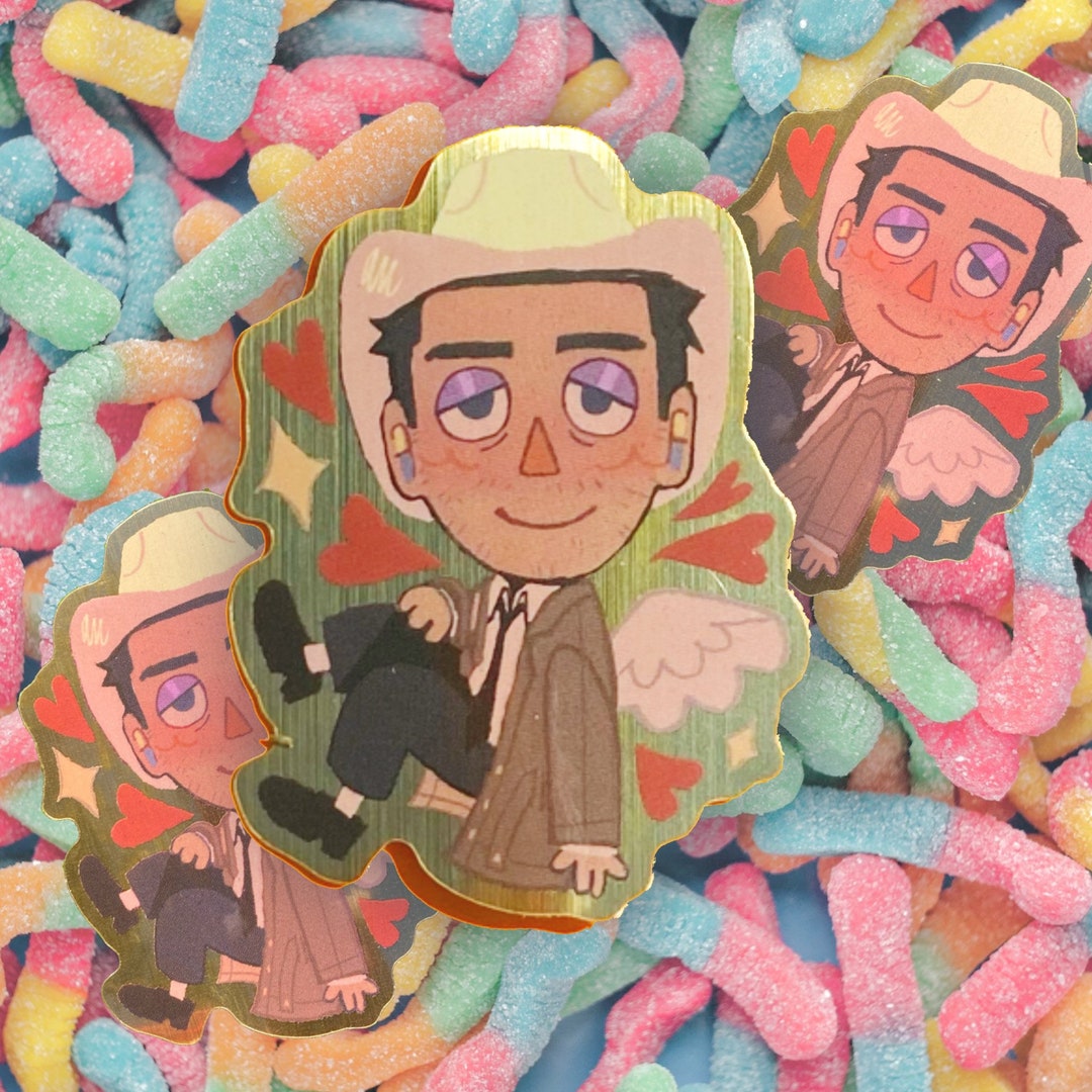 Castiel Stickers Golden Mirror Effect Super Fresh Look Very Cool Irl ...