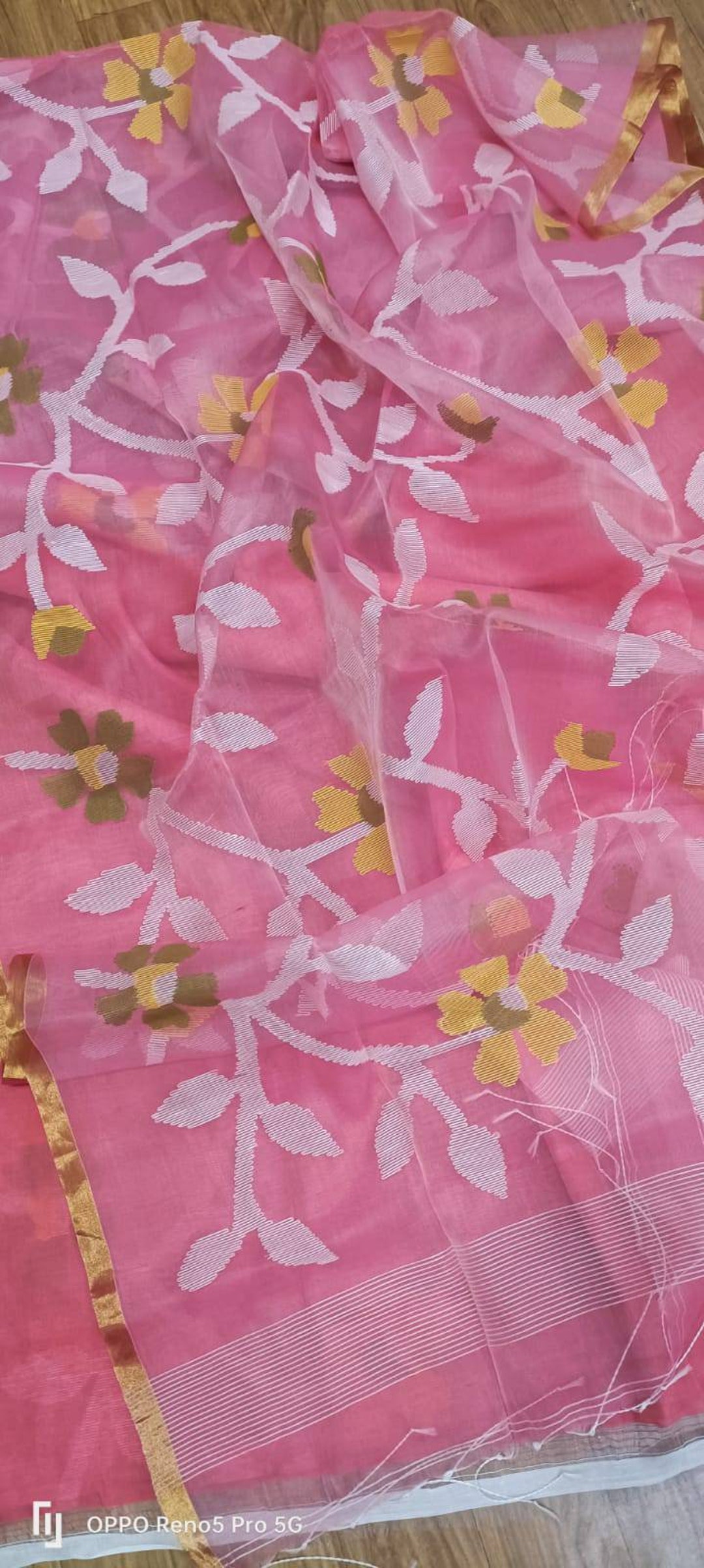 PURE MUSLIN SAREE/ Exclusive Primium Quality Handcrafted Masterpiece ...