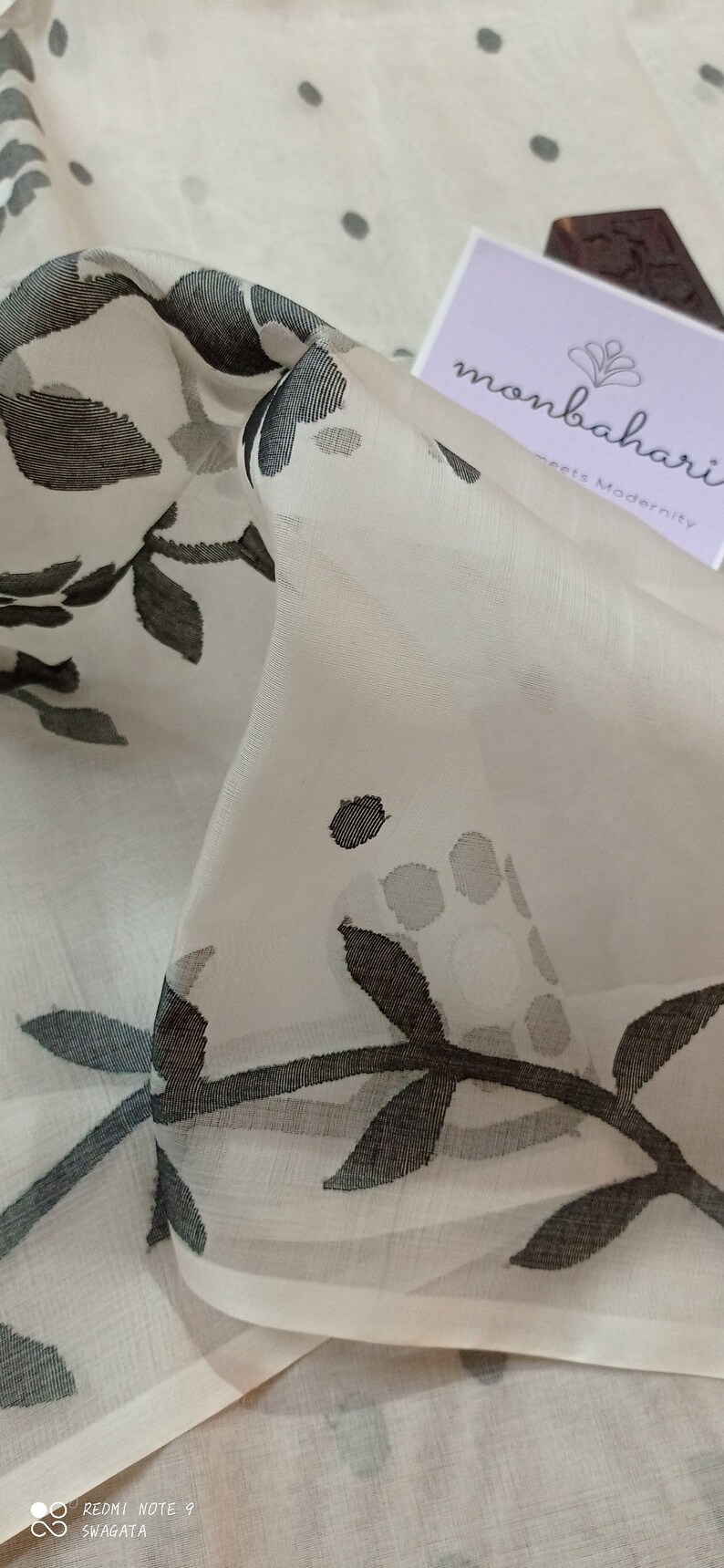 Exclusive Handcrafted Muslin by Muslin Tantuja Jamdani in Eye Soothing ...