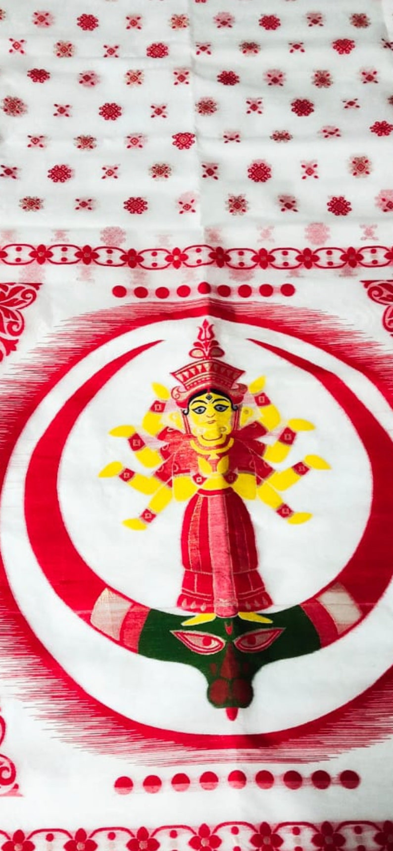 Durga Puja Saree/ Exclusive Durga Puja Collection Maa Durga Weaved ...