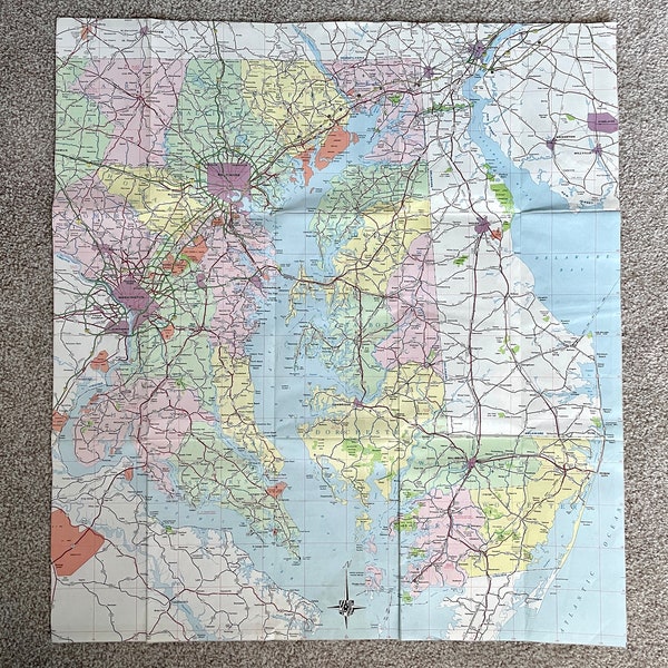 1960s Road Map - Etsy