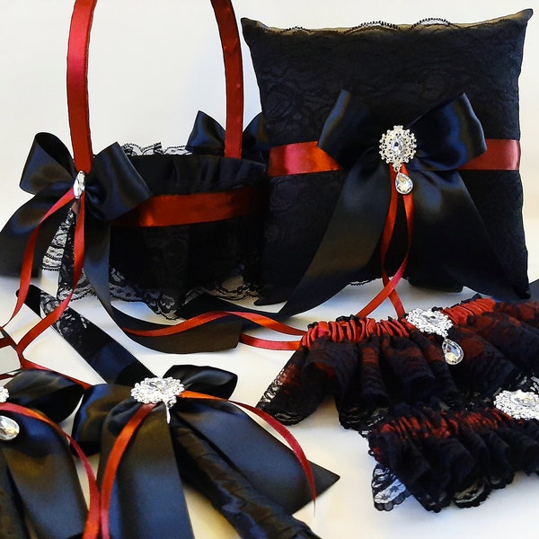 Red and Black Party Decor - Etsy