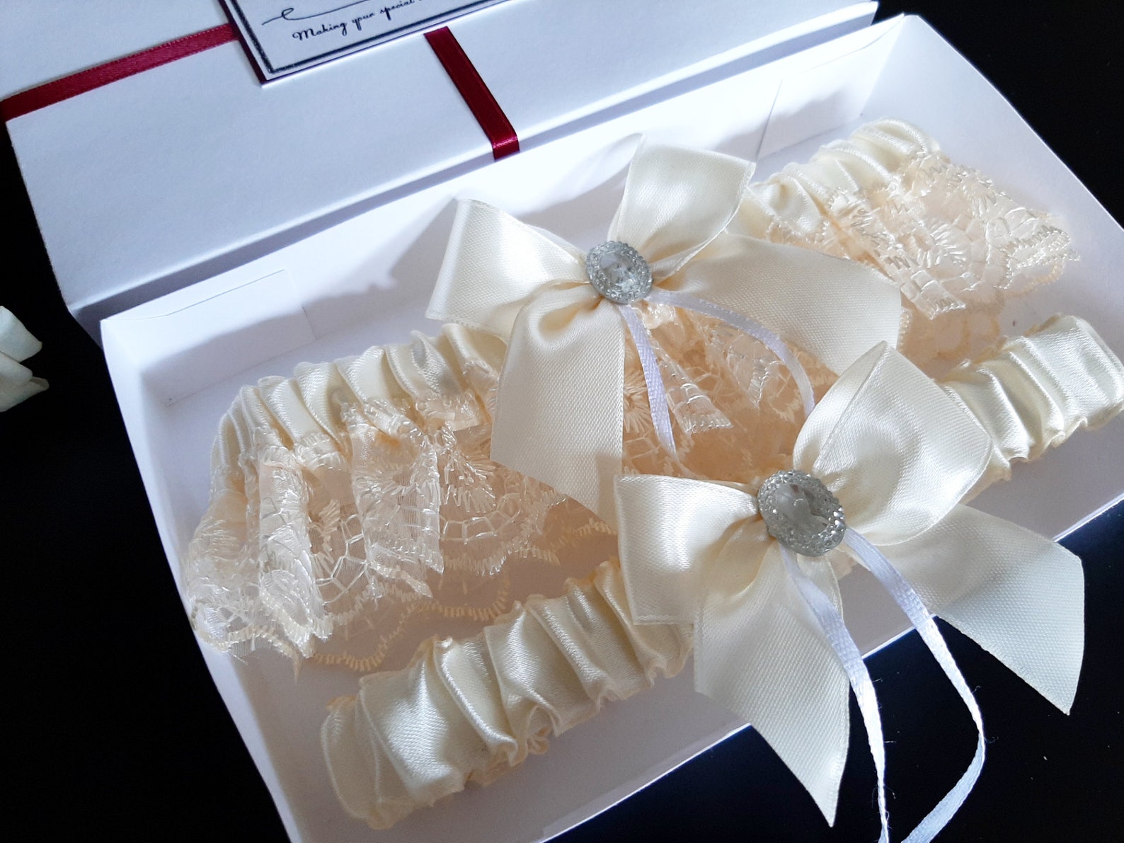 Ivory Wedding Garter Set Garter for Bride Garter Garters - Etsy