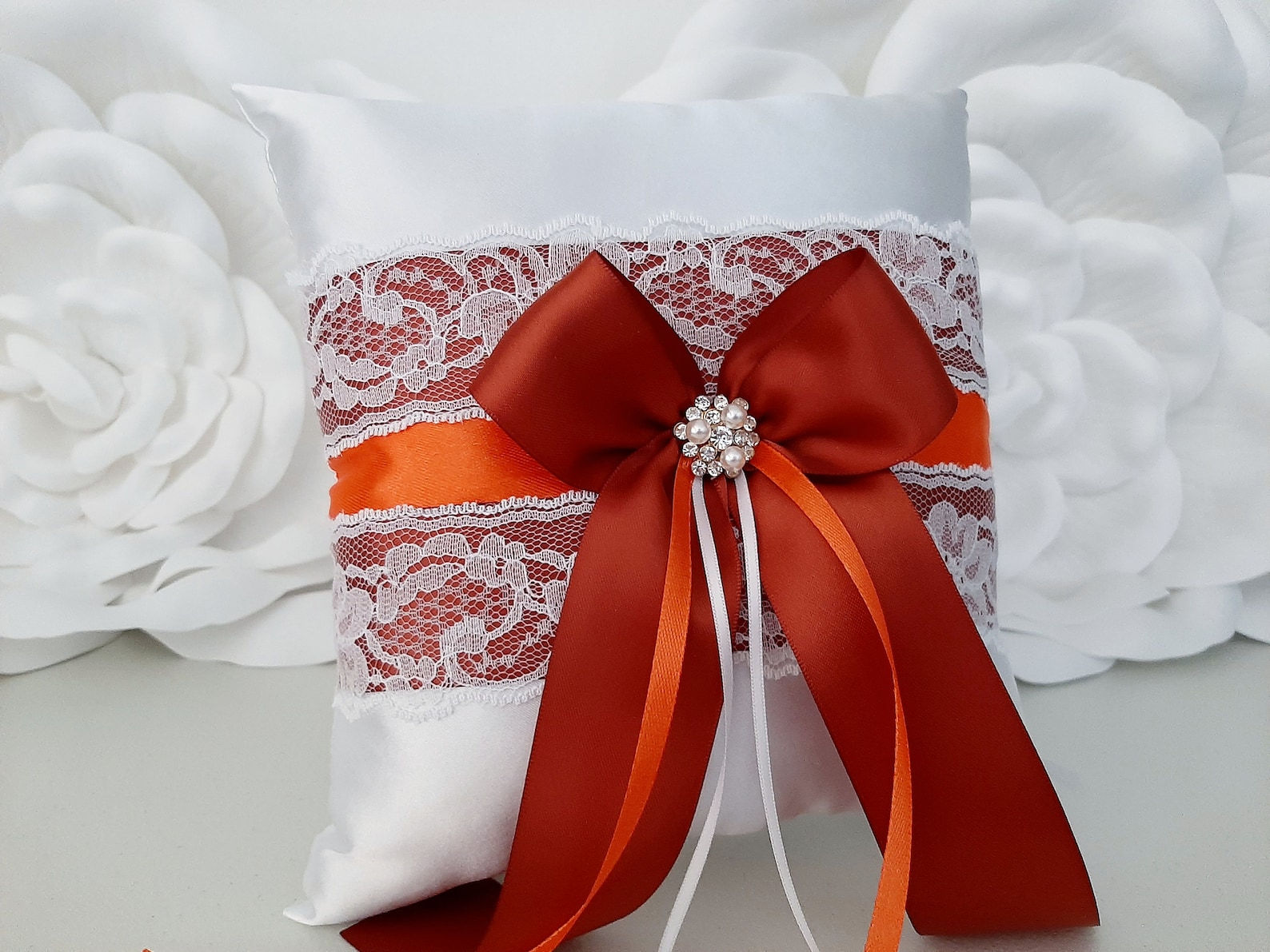 Garter for Bride, Rust Burnt Orange Terracotta Wedding Fall, Bridal ...