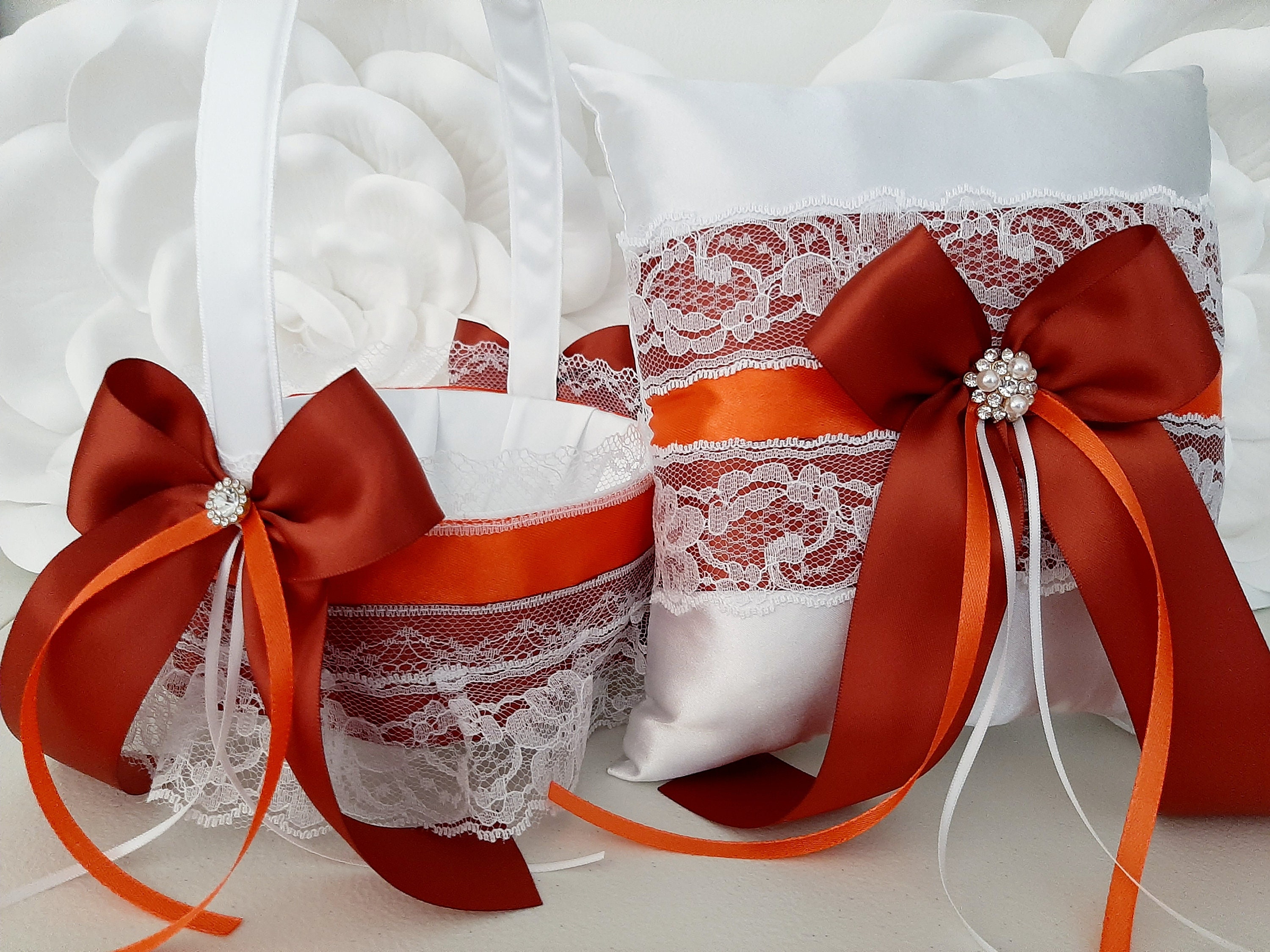 Garter for Bride, Rust Burnt Orange Terracotta Wedding Fall, Bridal ...