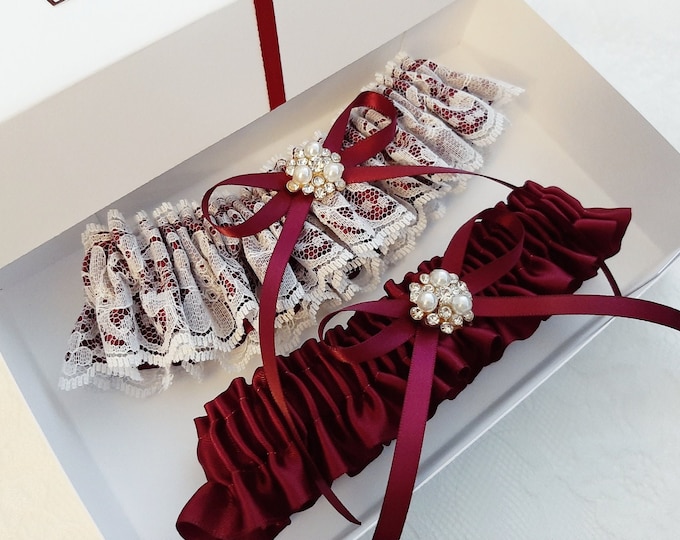 Purple Wedding Garter Set Purple Bridal Garter Bridal Garter - Etsy
