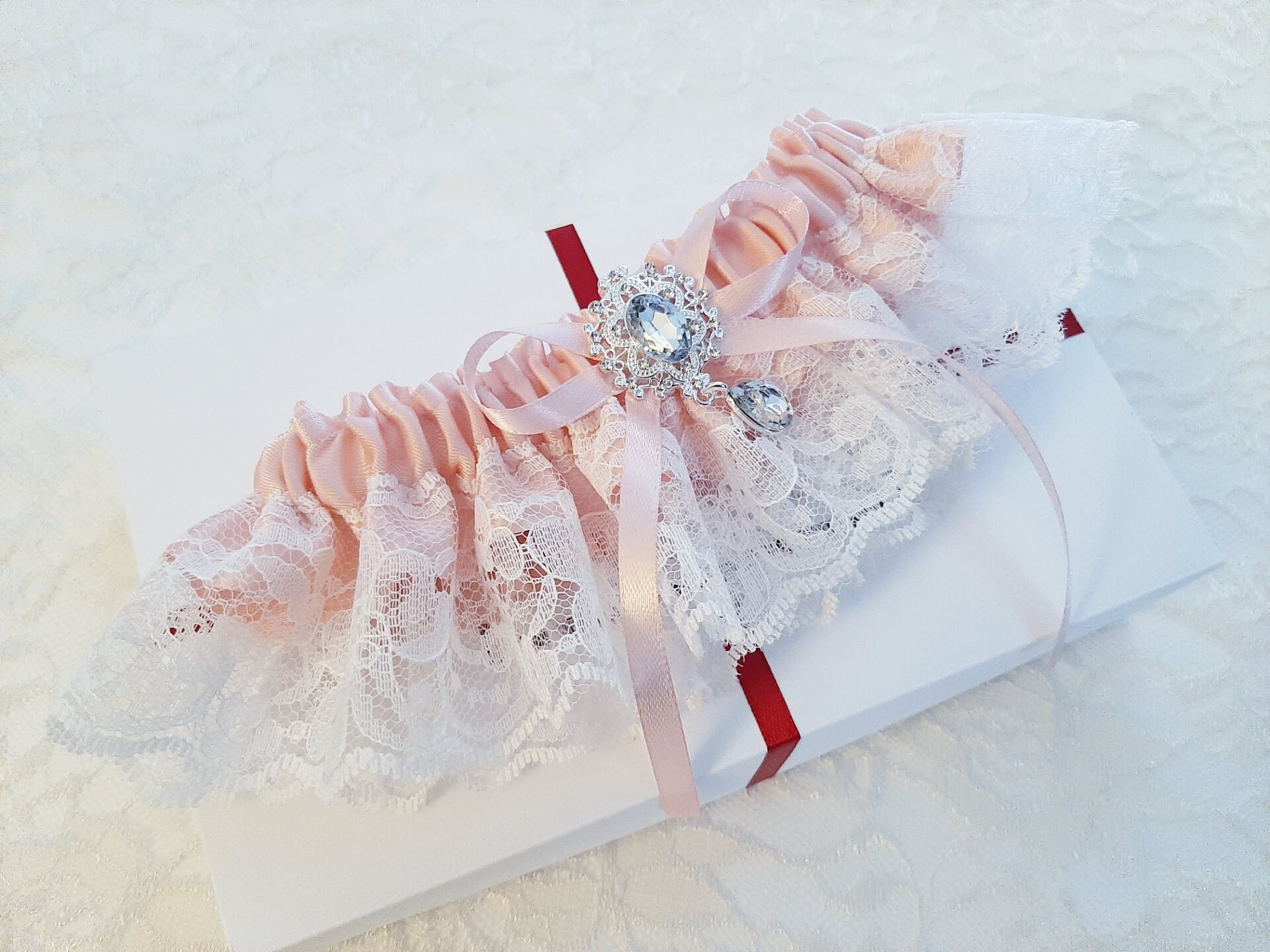 Blush Pink Garter Wedding Garter Set Wedding Garter Lace | Etsy