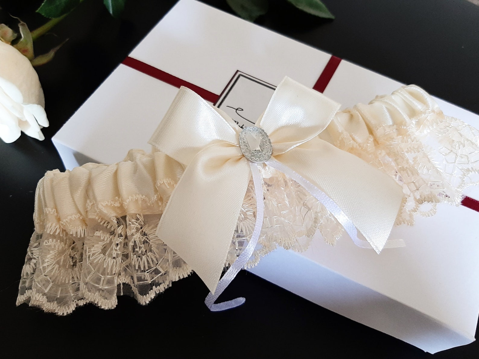 Ivory Wedding Garter Set Garter for Bride Garter Garters - Etsy