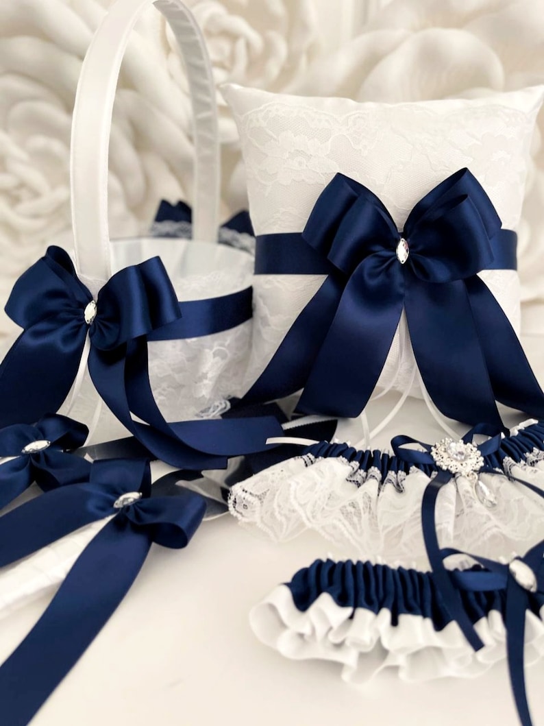 Cake Serving Set Navy Blue Wedding Cake Server and Knife Set Blue ...