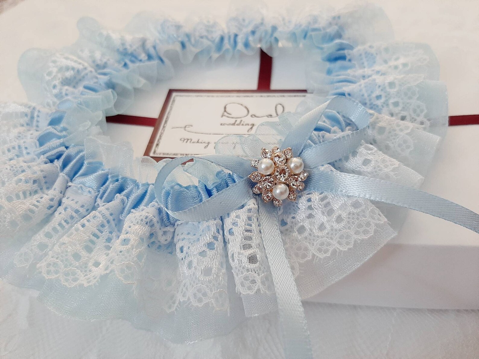 Blue Garter for Bride, Wedding Garter, Wedding Garter Set, Blue Garter ...