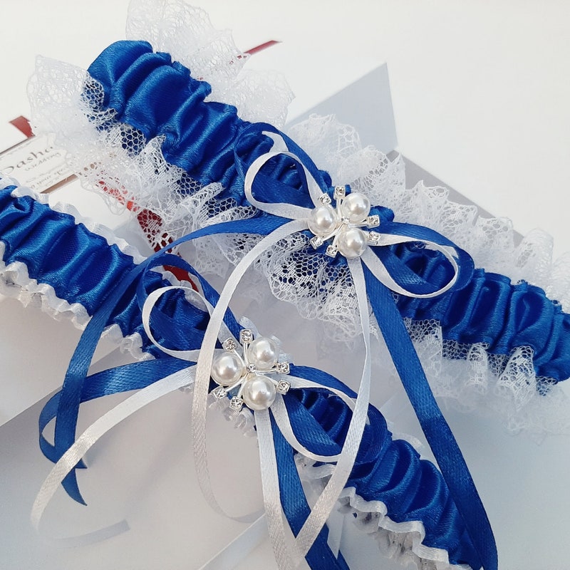 Royal Blue Garter - Etsy