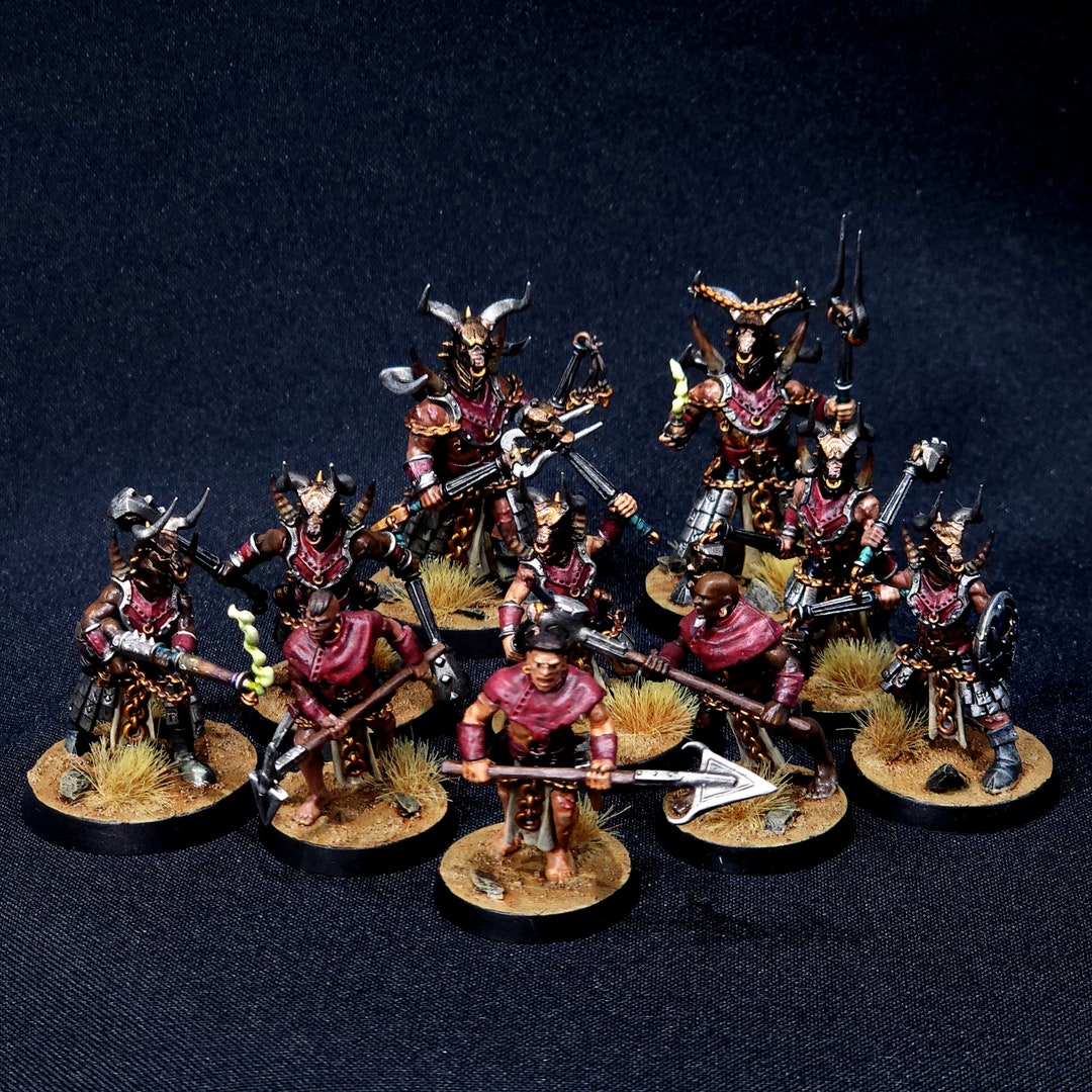 Warhammer AOS Age of Sigmar Heart of Ghur Warcry Warband HORNS of ...