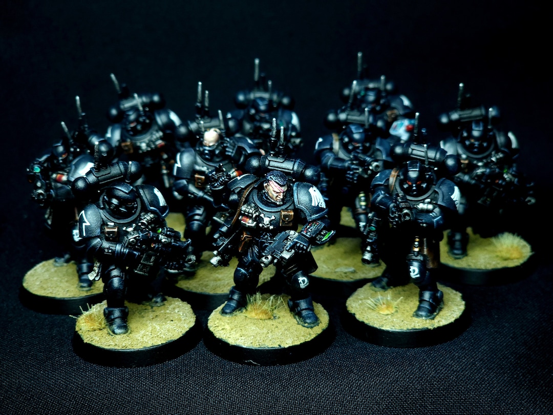 Warhammer 40K Raven Guard Space Marine PRIMARIS INFILTRATORS / PHOBOS ...