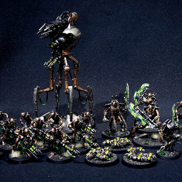 Painted Necrons - Etsy