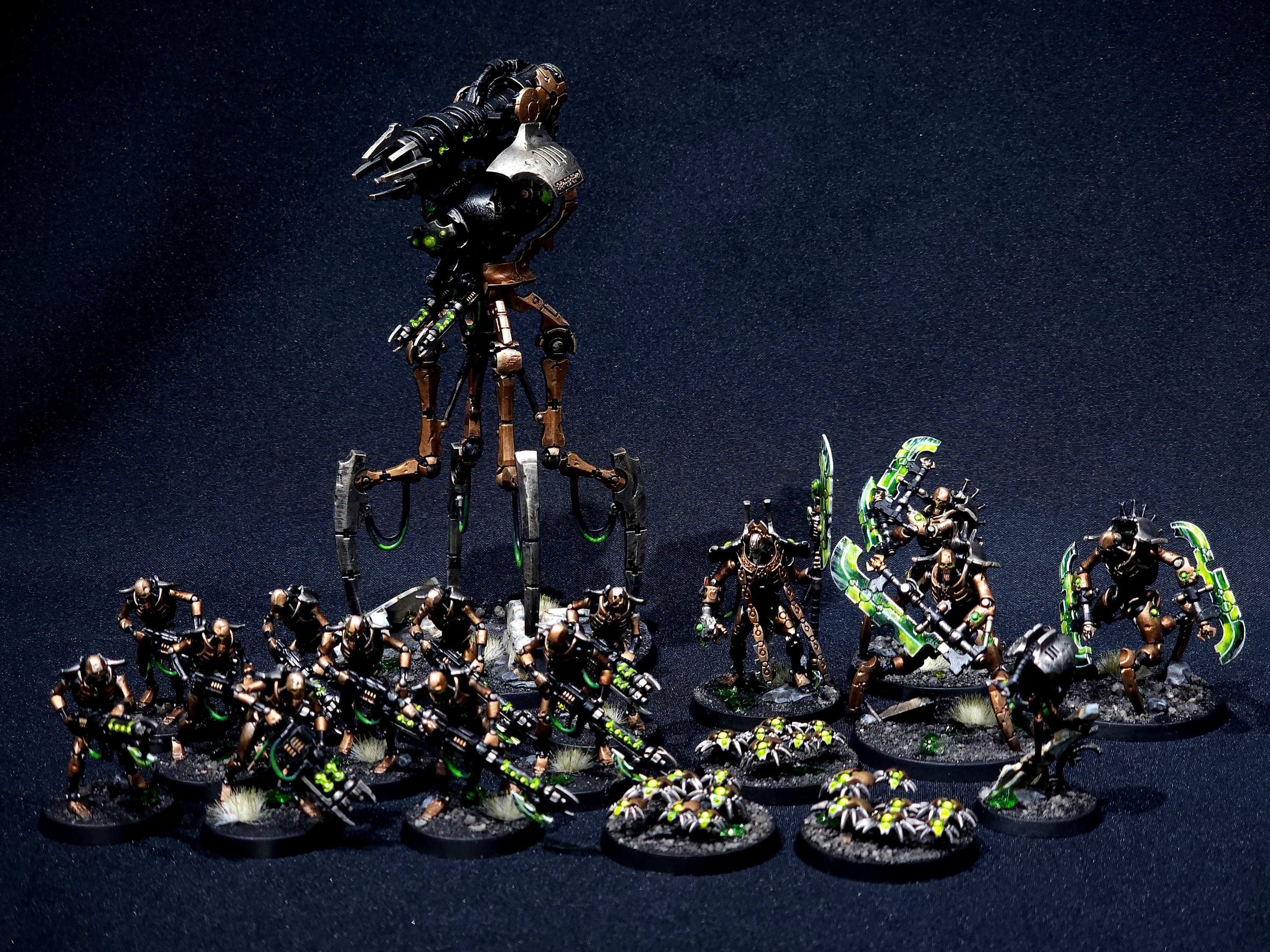 Warhammer 40K NECRONS COMBAT PATROL Set Complete Fully Painted - Etsy
